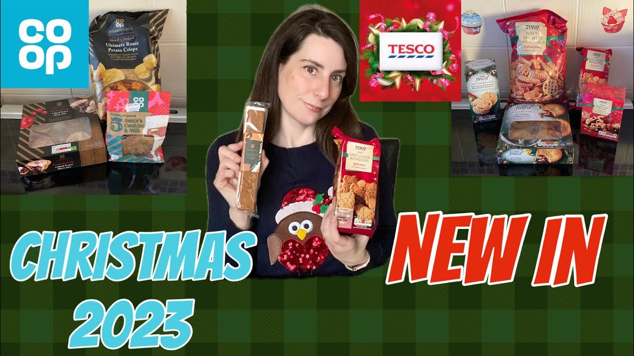 New In Tesco and Co-Op Christmas 2023 | Festive Snacks & Treats - YouTube