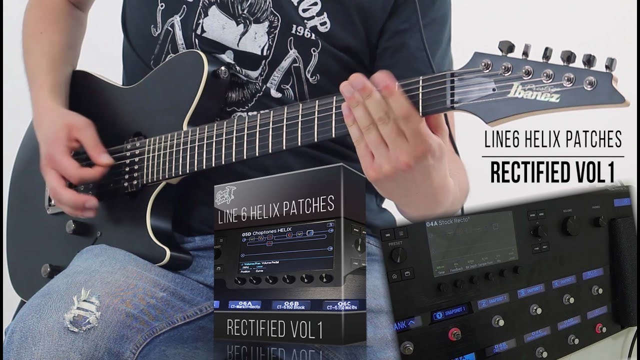 Line 6 Helix / POD Go Patches | Rectified vol.1 - Playthrough - YouTube