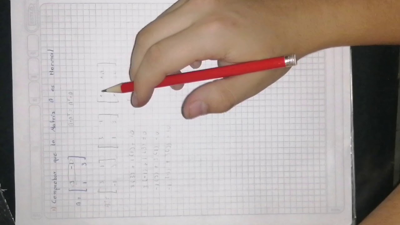 Matriz normal - YouTube