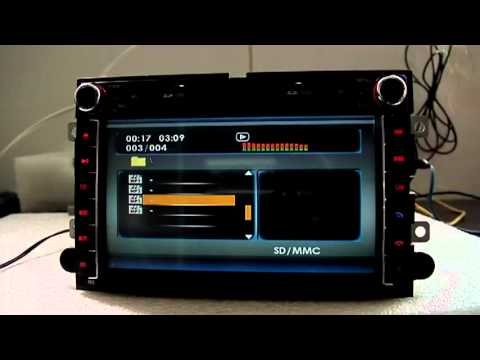 Ford Edge Car DVD Player with GPS Navigation - YouTube
