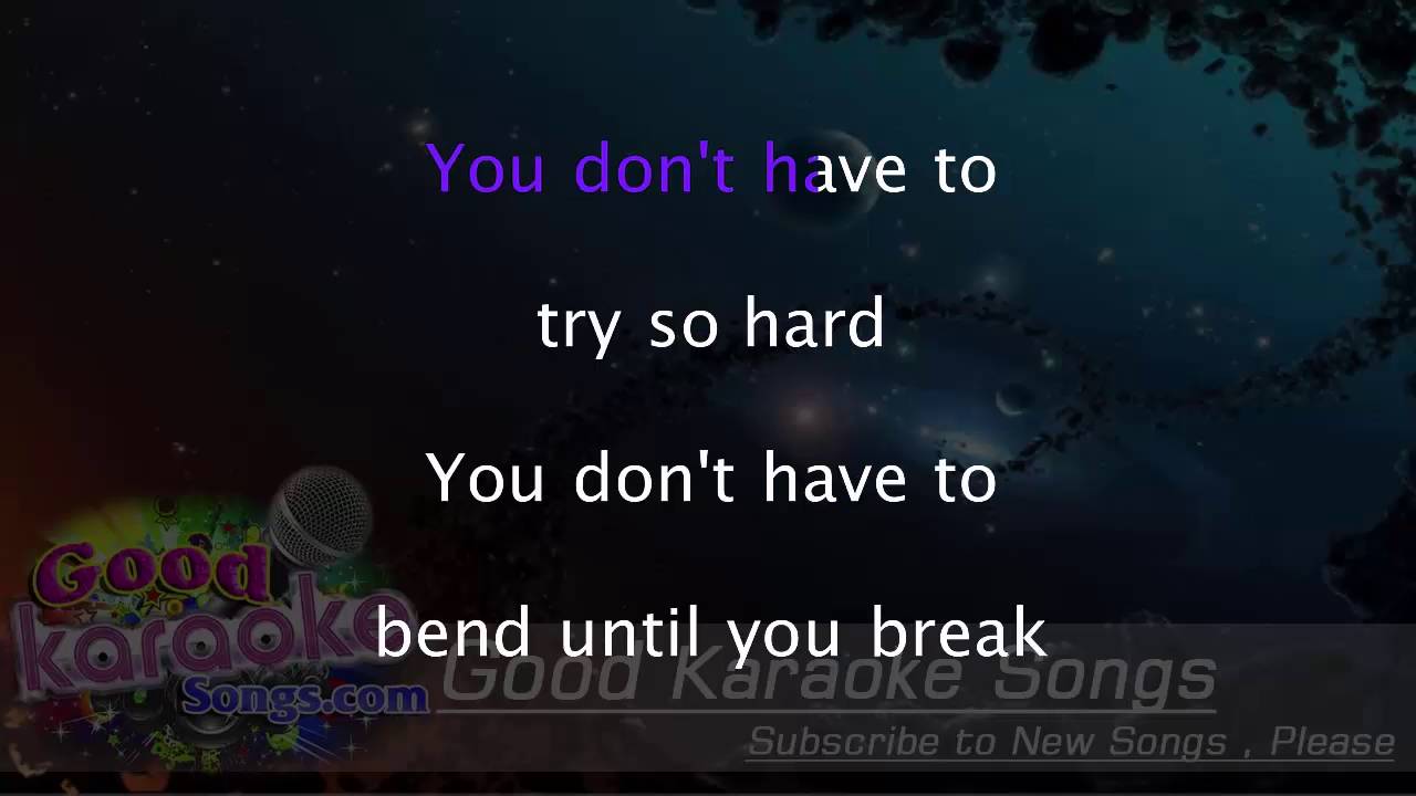 Try - Colbie Caillat (Lyrics Karaoke) [ goodkaraokesongs.com ] - YouTube