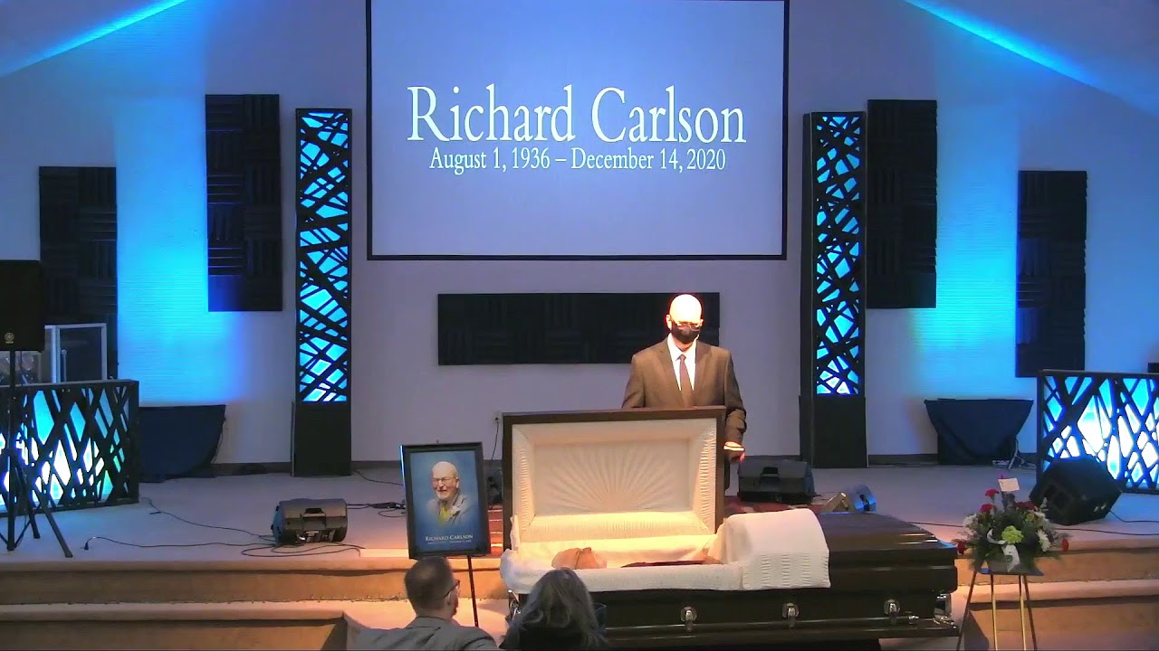Richard Carlson Funeral Service / Thursday December 17th 2020 - YouTube