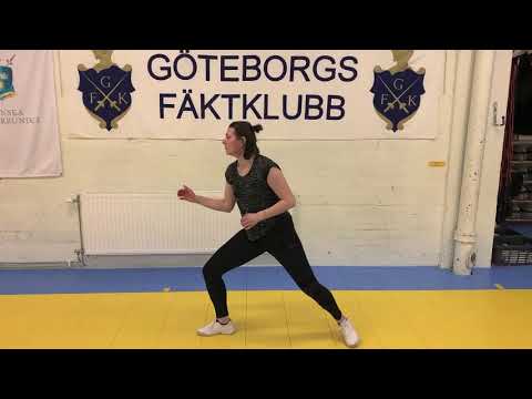 Footwork Balance - Gothenburg Fencing Club - YouTube