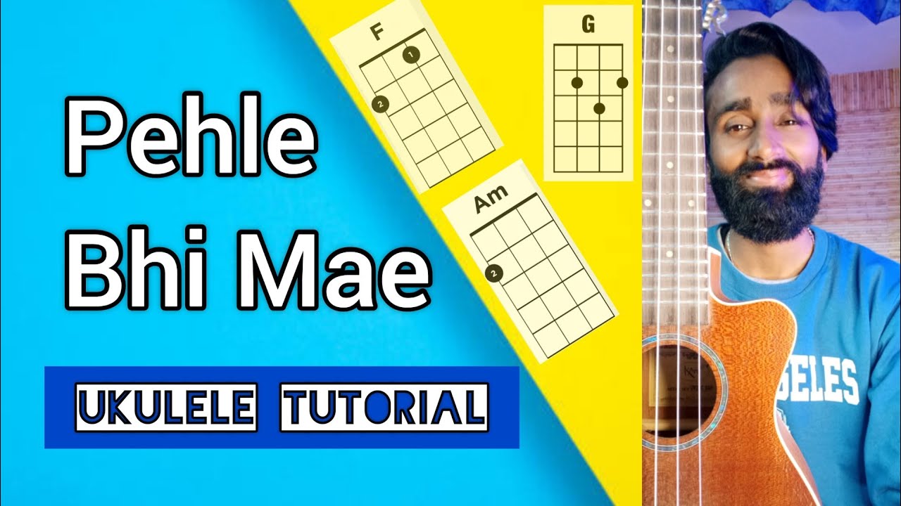 Pehle bhi main easiest ukulele tutorial - Animal - best strumming - YouTube