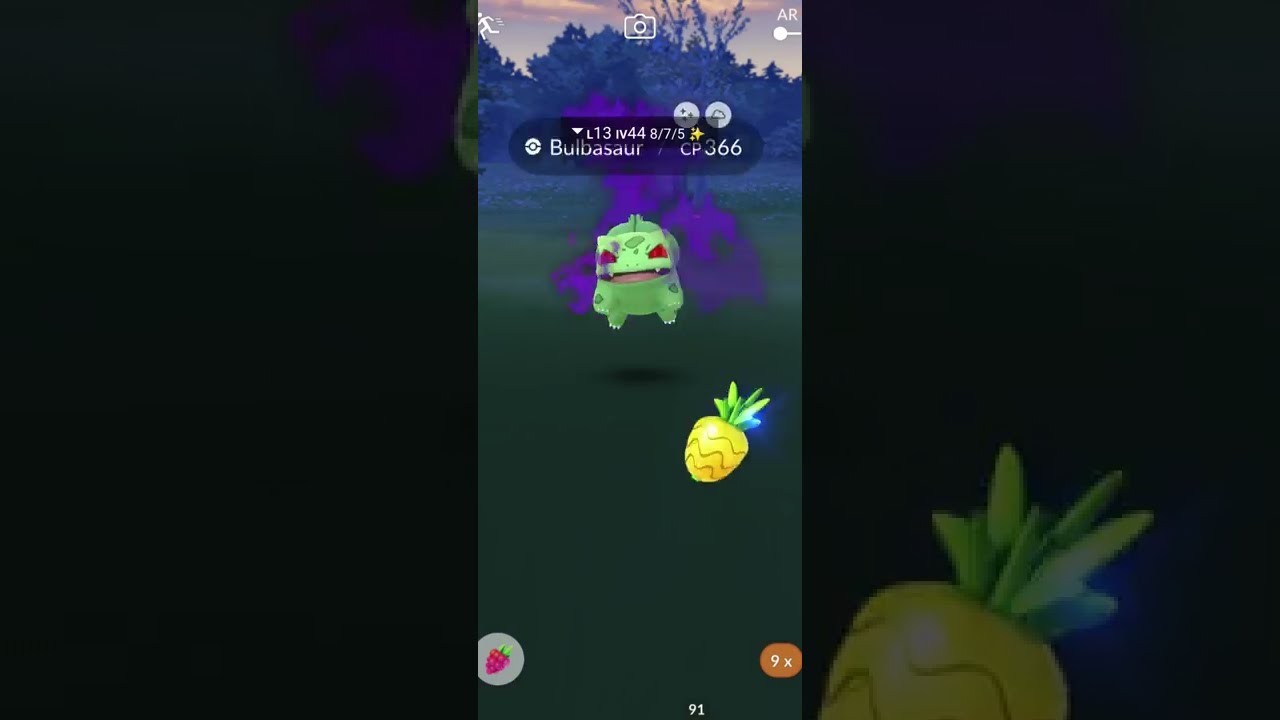 SHINY SHADOW BULBASAUR BUT.... #shorts #pokemongo - YouTube