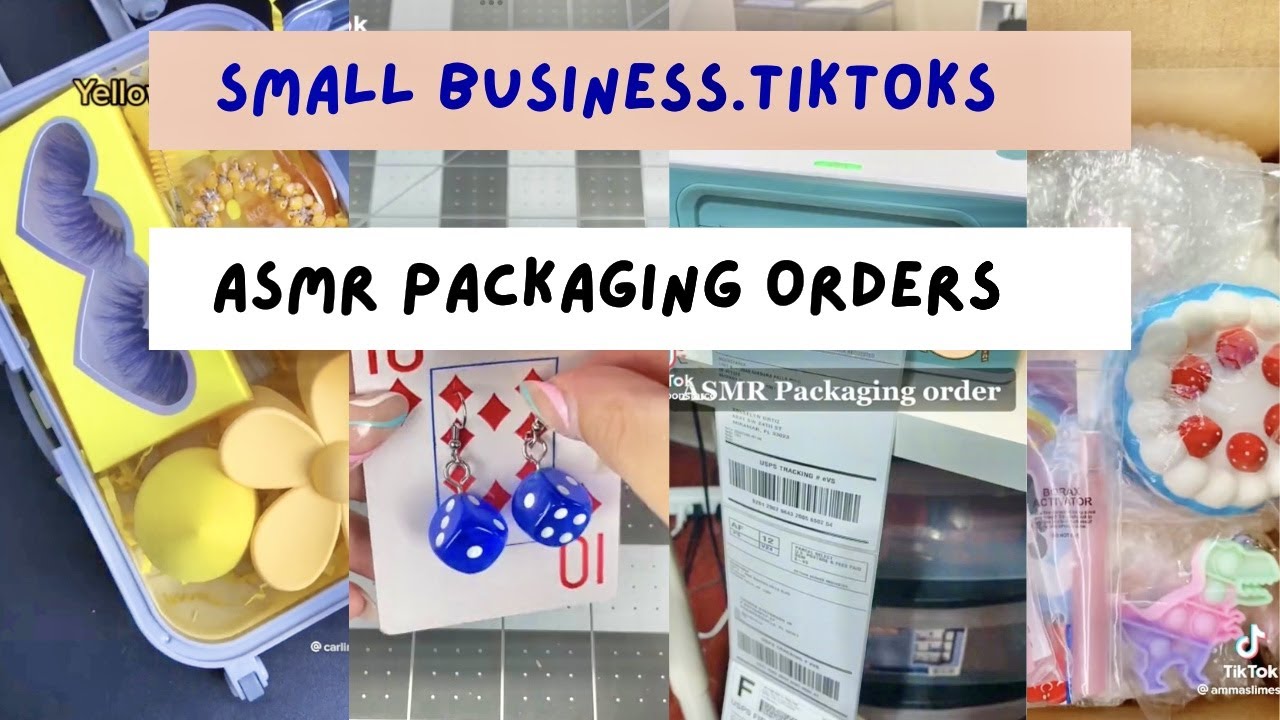 Asmr Packaging Orders!🤍Part: 11 | Smallbusiness.tiktoks #smallbusiness ...