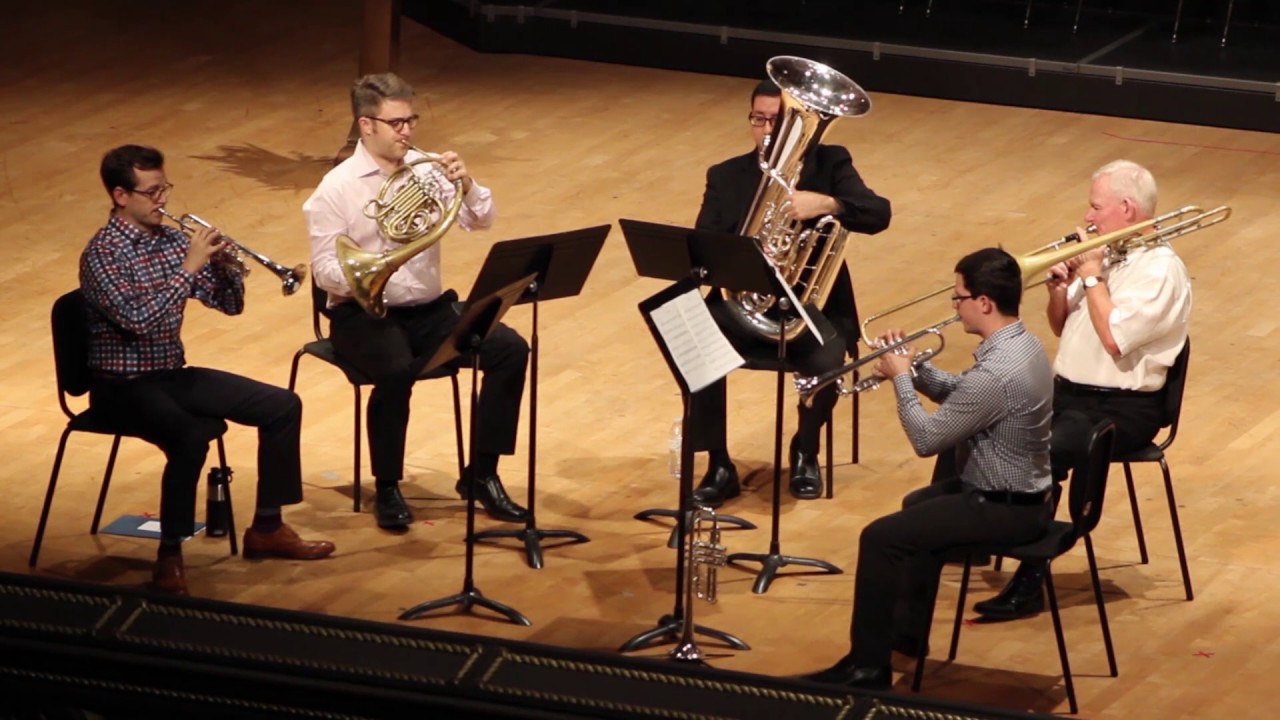 Jones Four Movements for Five Brass (1965) - YouTube
