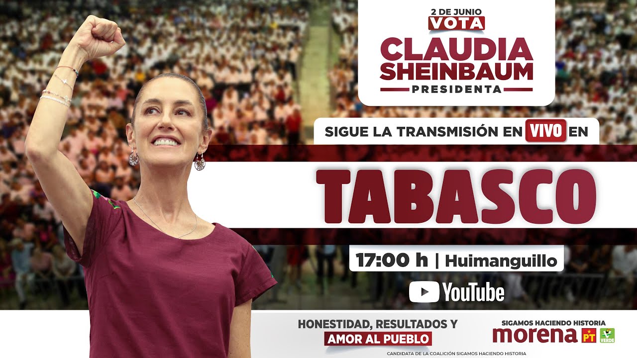 Mitin en Huimanguillo, Tabasco. - YouTube