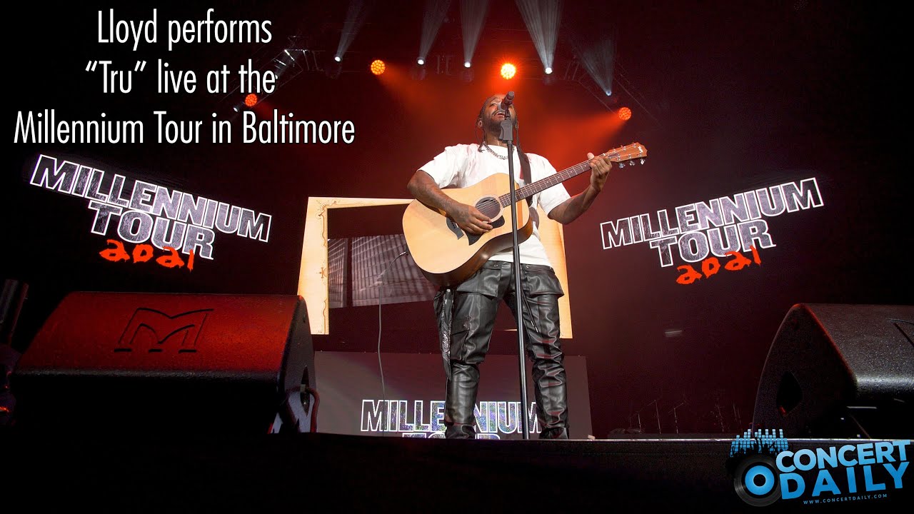 Lloyd performs "Tru" live; Baltimore Millennium Tour 2021 - YouTube