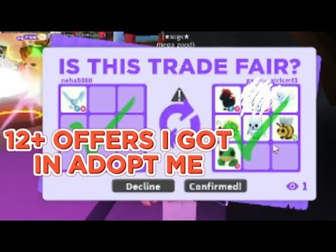 12+ Offers I GOT !! 🎀💥 /|\ ADOPT ME 💖 - YouTube