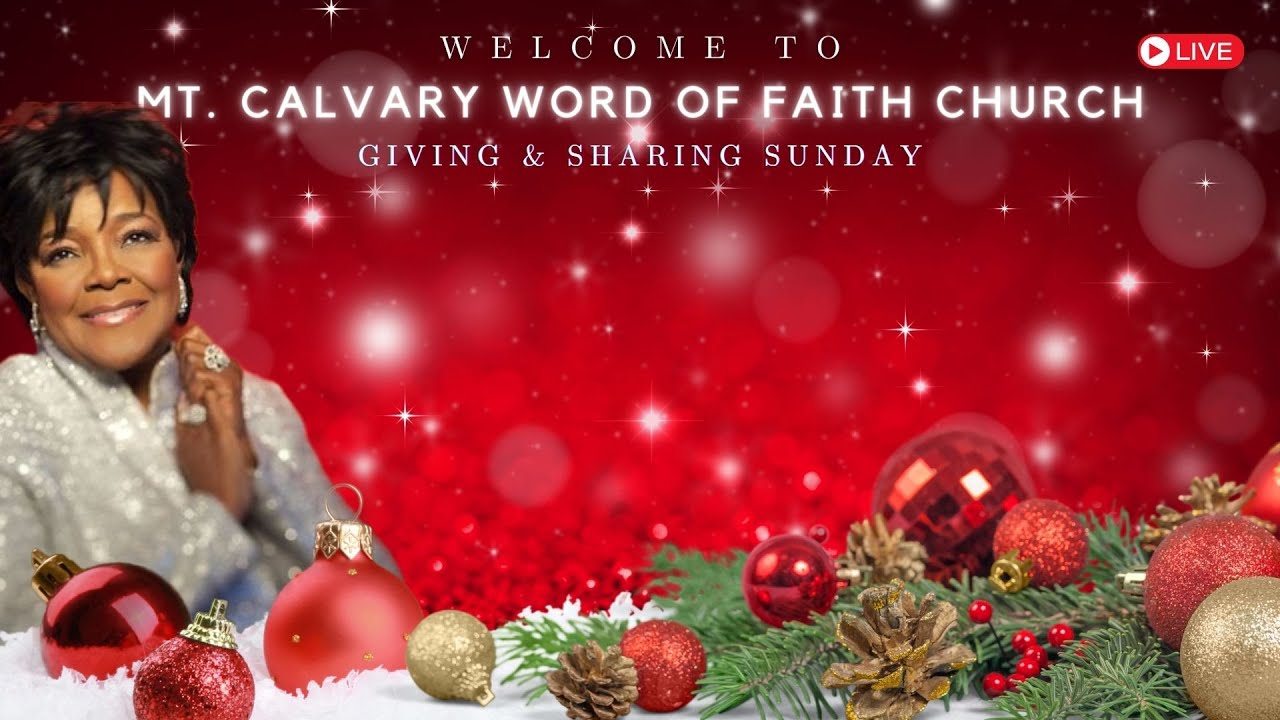 Mt Calvary Giving & Sharing Sunday - YouTube
