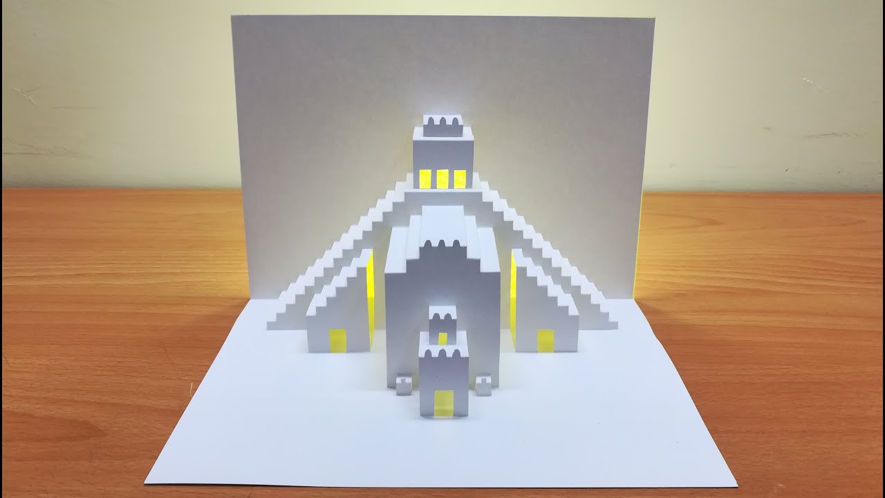 3D Pyramid Card｜Paper Crafts｜Paper Art｜Pop Up Design｜Origami ...