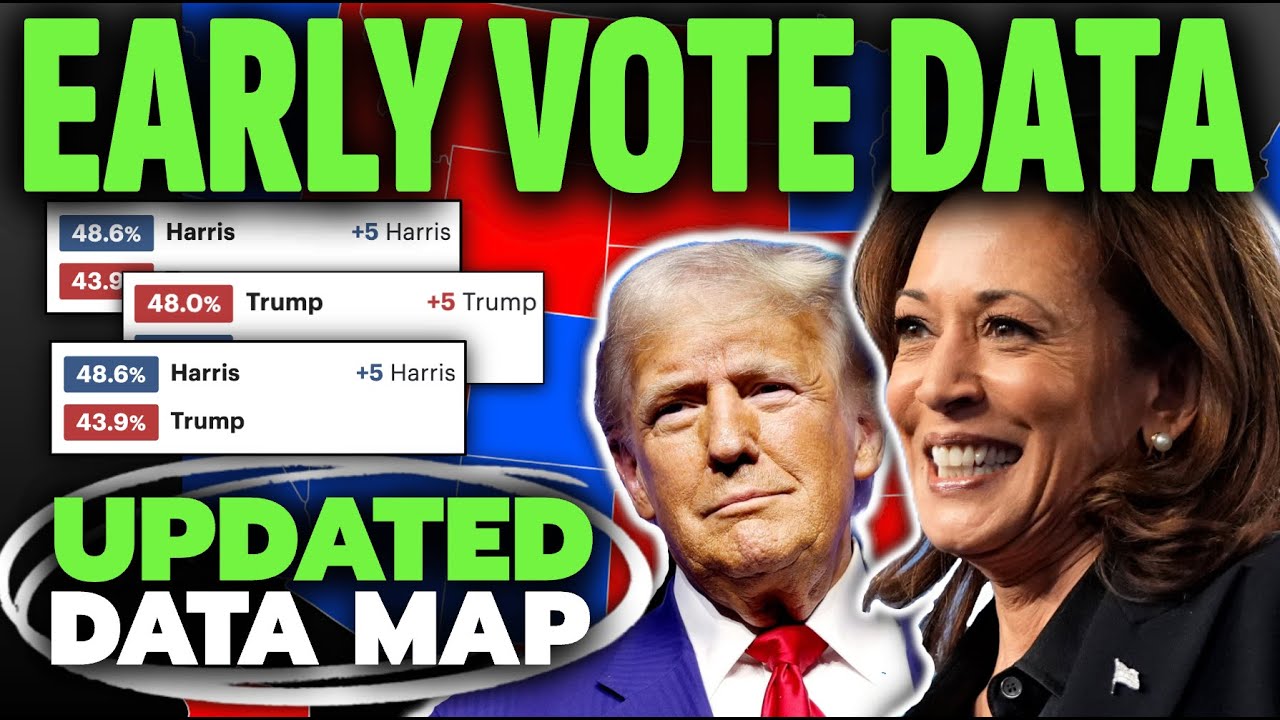 2024 Electoral Map Based On NEW EARLY VOTE DATA From ALL 50 STATES ...