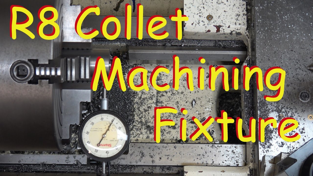 R8 Collet Machining Block #lathe #collet #bridgeport - YouTube