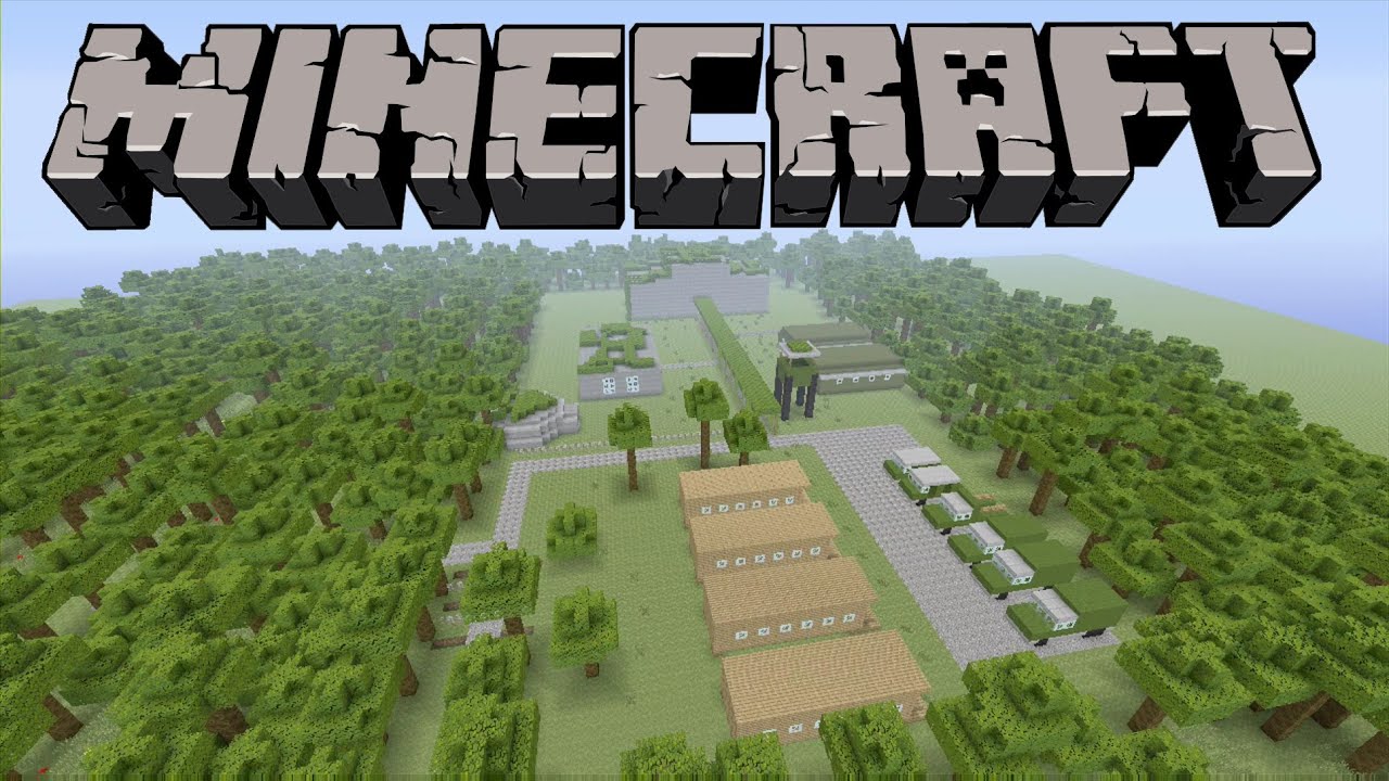 Minecraft - Building A War Zone- Episode 1 - YouTube