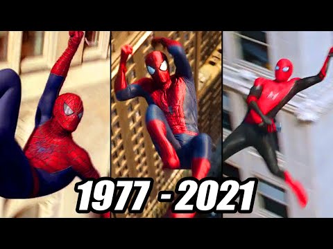 Evolution of SPIDER-MAN Swinging and Fighting 1977-2021