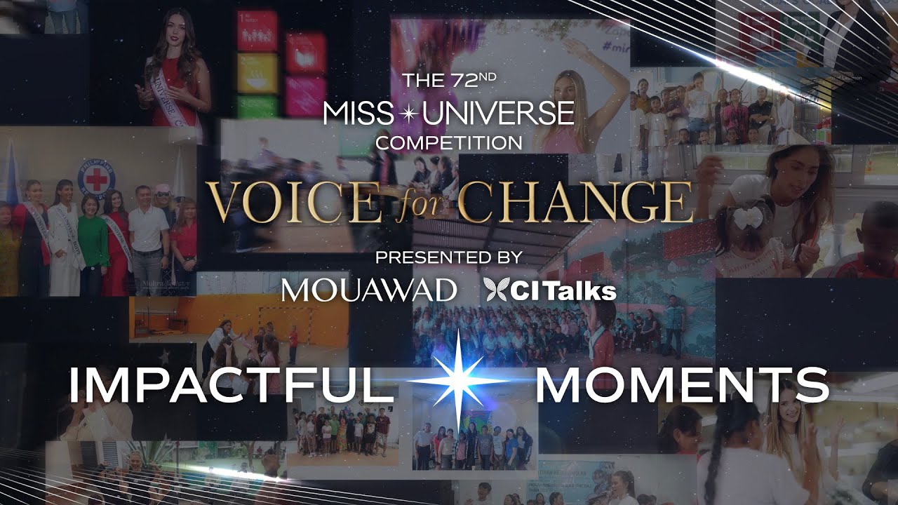 Impactful Moments: 72nd Miss Universe Voice for Change! - YouTube