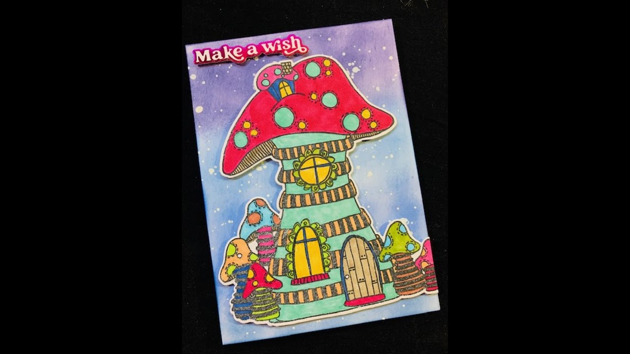 Spellbinders Toadstool Tales Stamp and Die Bundle by Dyan Reaveley ...