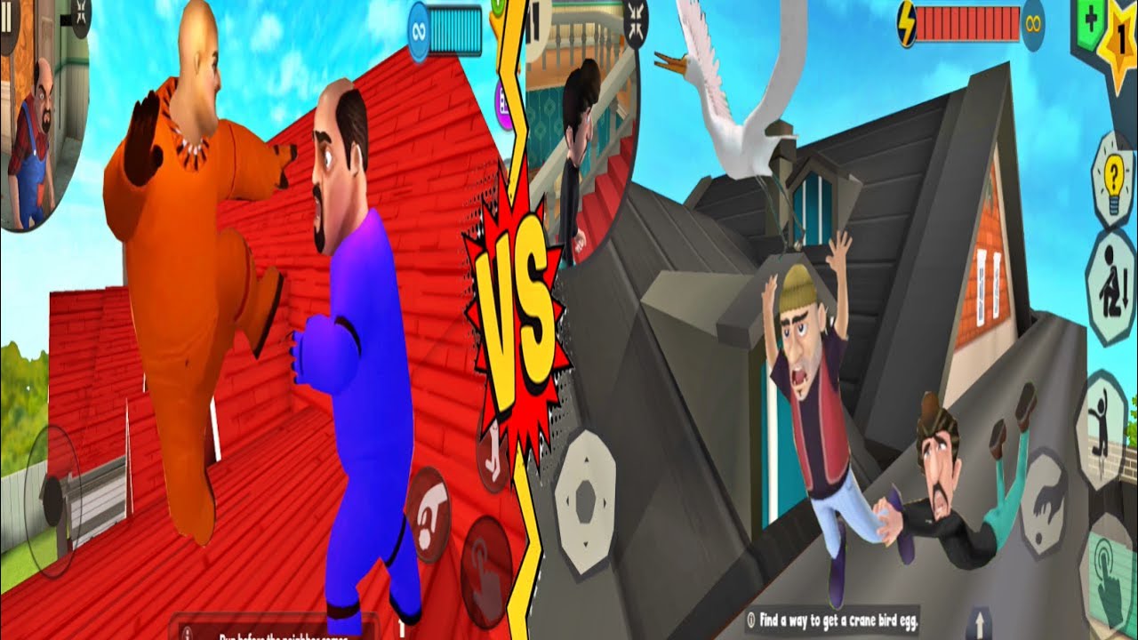 Scary Stranger 3D VS Scary Robber Home Clash - New Update Easter ...
