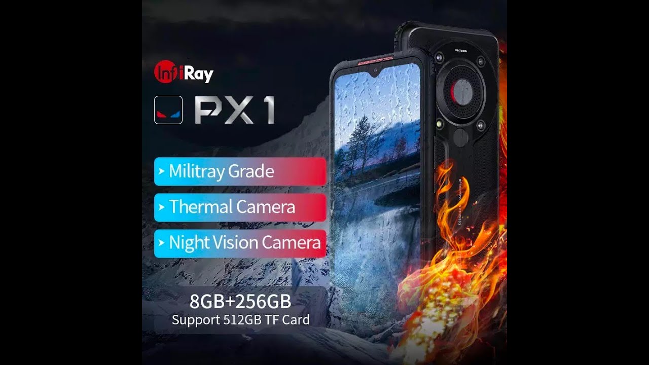 Px1 Infiray 5g Rugged Phone Thermal Imaging Camera 5500mah Smartphone ...