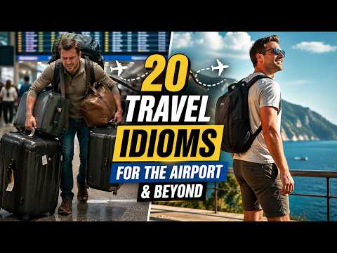 Stop Using Basic English! Learn These 20 Travel Idioms ✈️ With Real-Life Examples