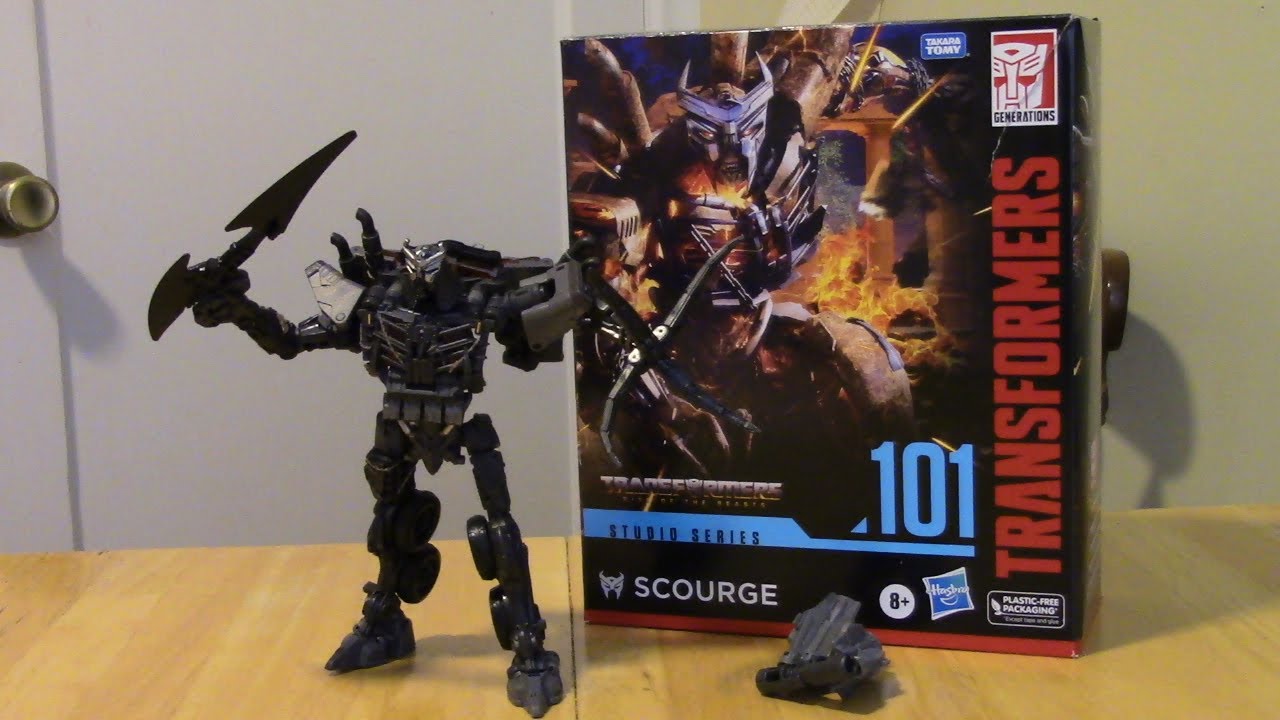 Studio Series 101 ROTB Scourge Leader Class Review - YouTube