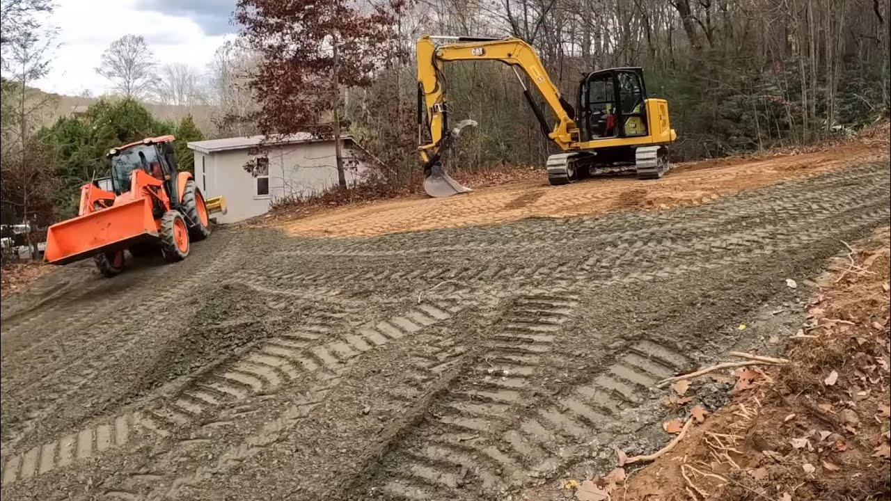 Logging Road Converted to NEW DRIVEWAY (Part 2 of 5) - YouTube