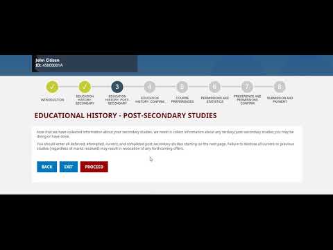 VTAC 2020 Course Application - YouTube
