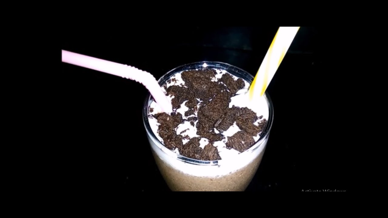 How To Make Oreo Cappuccino Krusher - YouTube