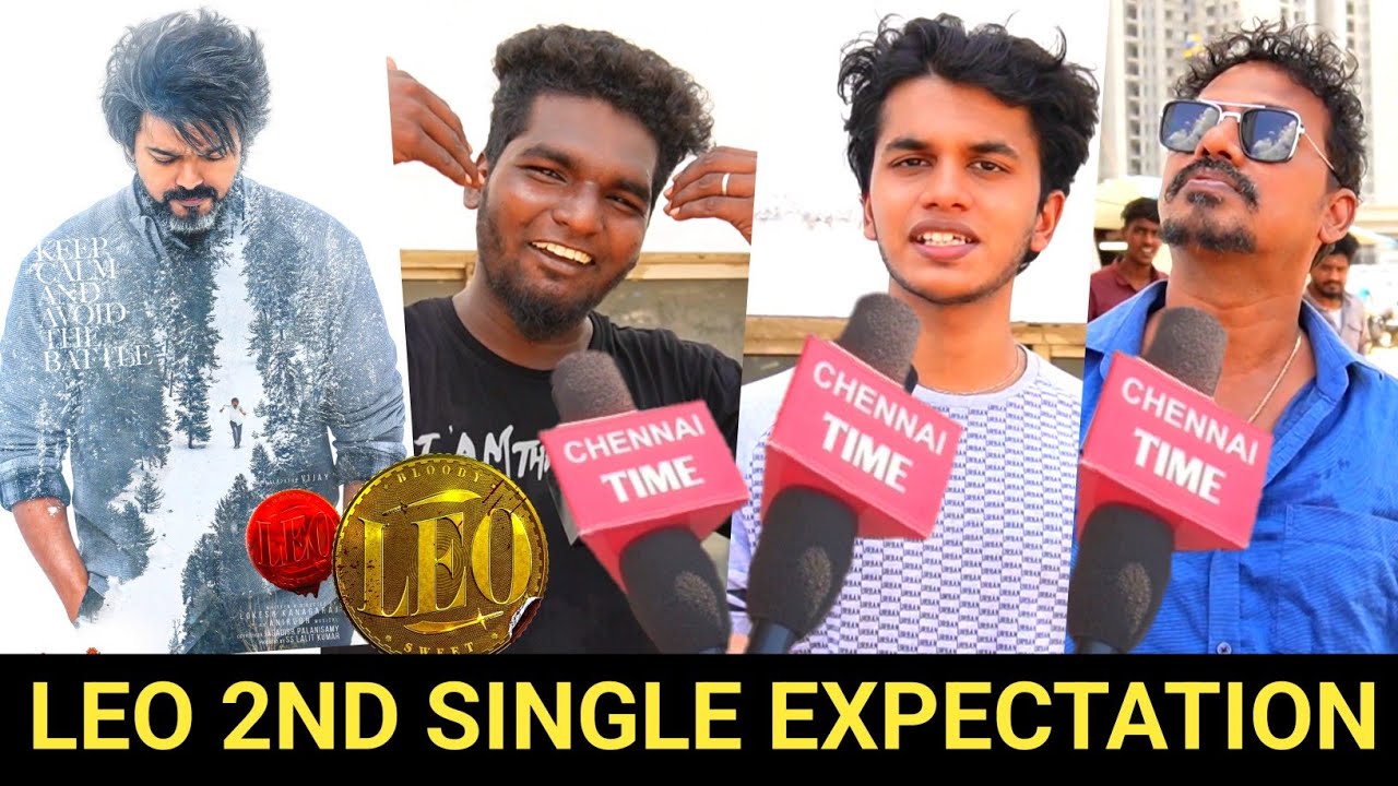 🔴LEO second single update public review | Leo Poster Public review ...