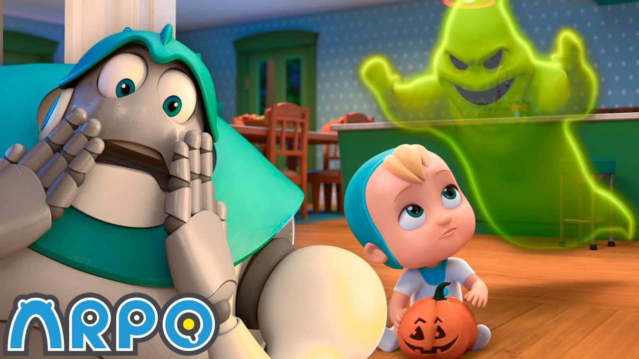 Chase the Ghost!!! 👻 | Best of ARPO | Funny Robot Cartoons for Kids ...