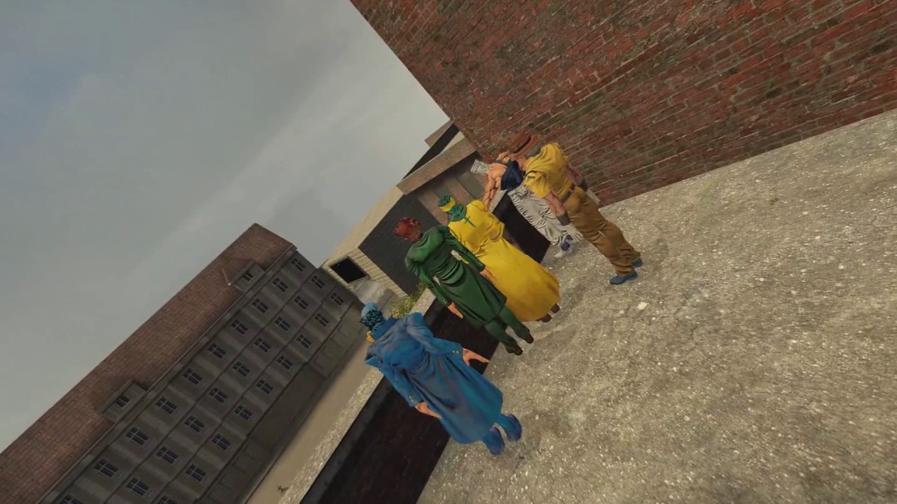 JoJo's Bizarre Adventure OP 4: End of The World made in gmod - YouTube