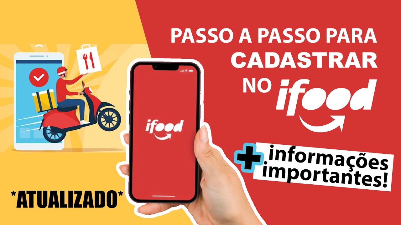 Como se cadastrar no ifood + Informações Importantes para ifood ...