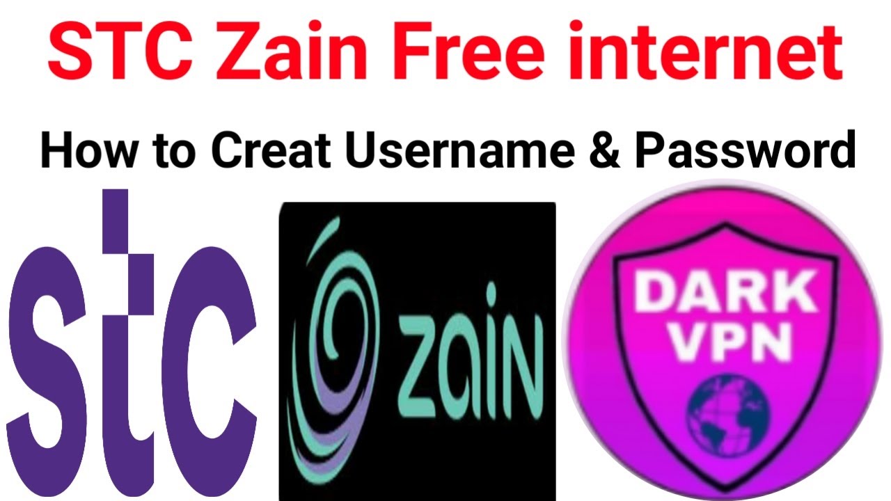 How to creat Dark VPN username & Password. STC Zain Free internet in ...
