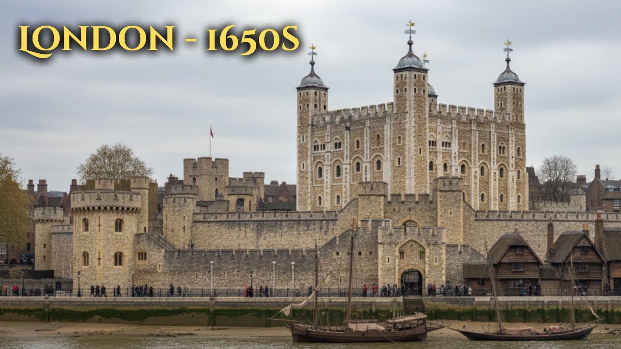 A Tour of London in the 1650s (AI Reconstruction) - YouTube