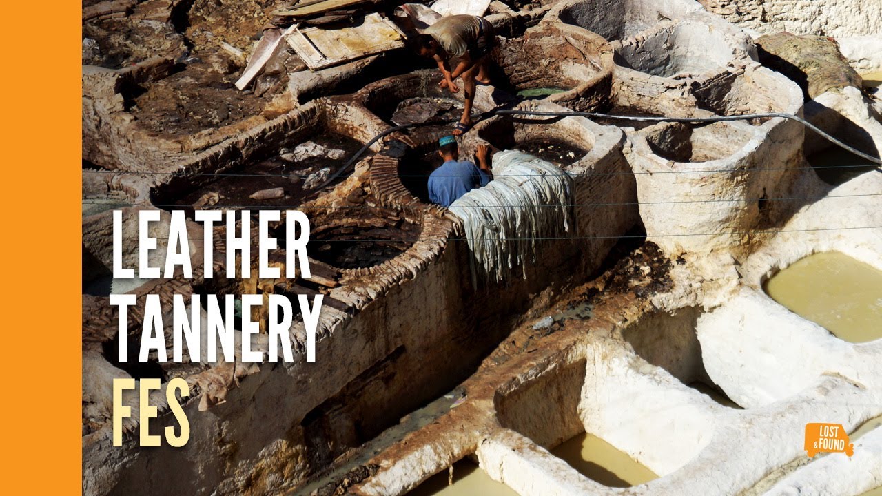 Moroccan Leather Tannery - Fes Medina - YouTube