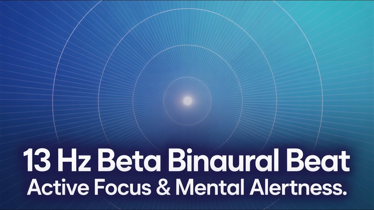 🎧 5-Minute Beta Wave Binaural Beat (13 Hz) | Active Focus - YouTube
