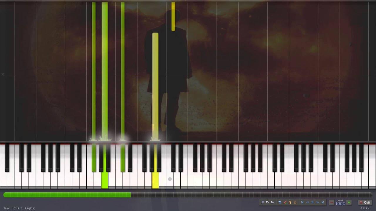 Doctor Who - "The Long Song" (by Murray Gold) - Piano Tutorial on Synthesia - YouTube