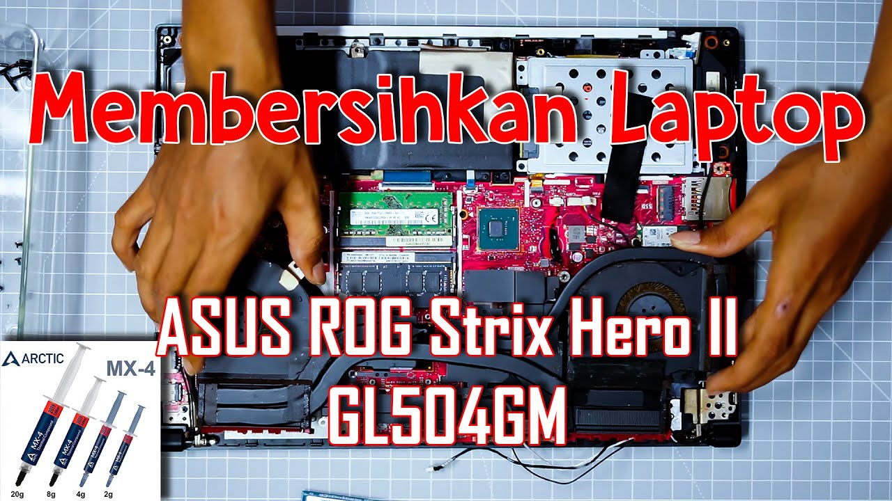 Servis Laptop Dari Debu dan Kotoran - Reparasi Laptop Asus ROG - YouTube