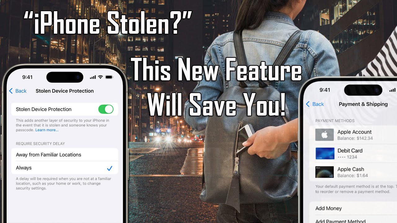 “iPhone Stolen? This Hidden Feature Will Save You! (Stolen Device ...