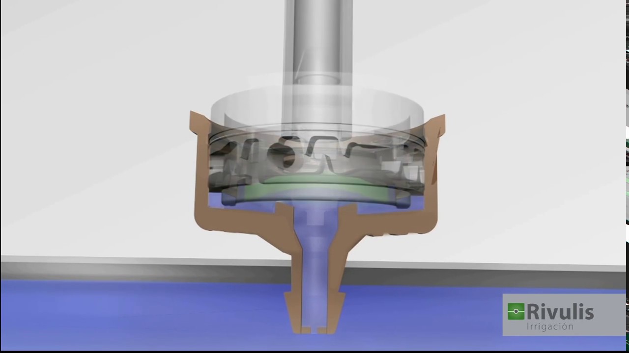 Supertif ND flow regulated non-drain online dripper - YouTube