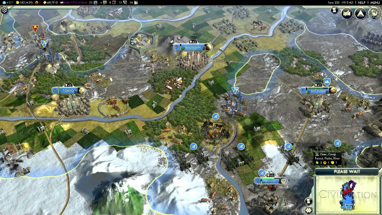 Let's Play Civilization 5 - Part 55: The Empire of Japan Falls. - YouTube