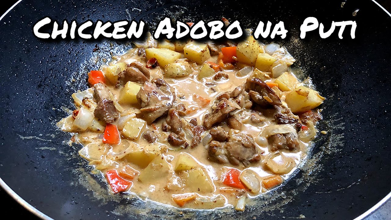 Chicken Adobong Puti recipe A Twist to a Pinoy dish - YouTube
