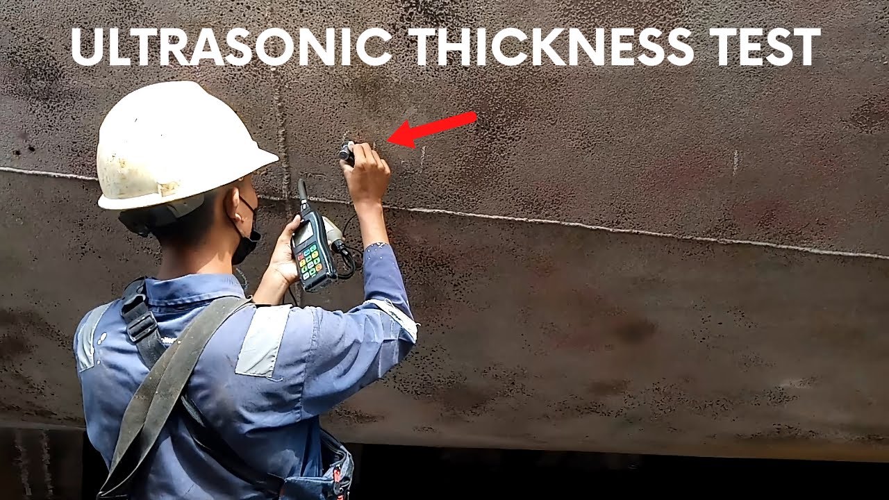 Ultrasonic Thickness Test On KM. Permata Putra Ship (Part 1) - YouTube