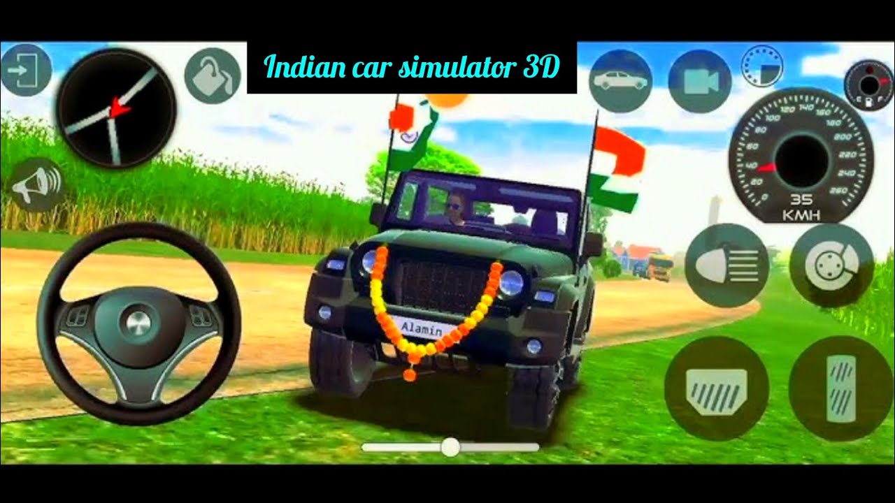 Indian car simulator 3D gameplay . - YouTube