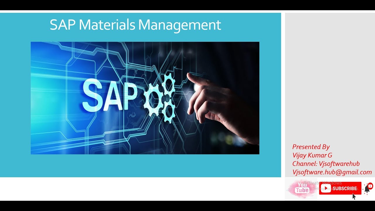 SAP MM Overview Session-1 - YouTube