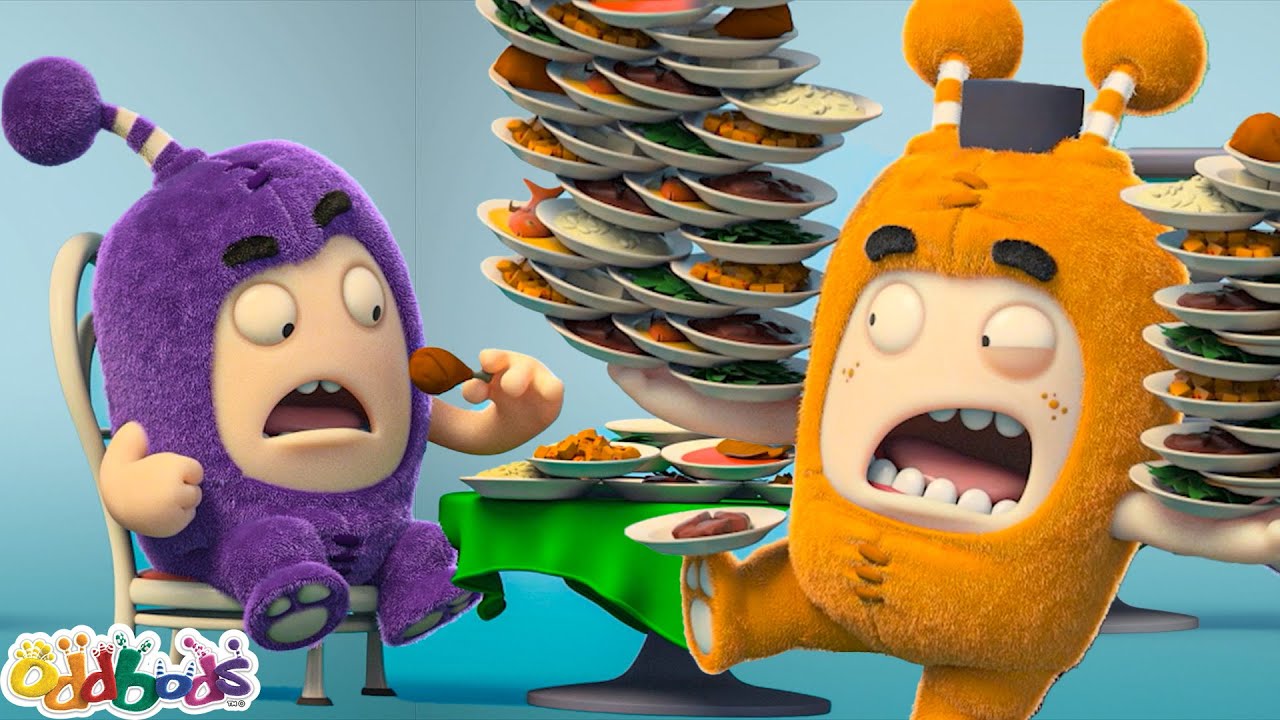 Padang Food Server | Oddbods - Food Adventures | Cartoons for Kids ...