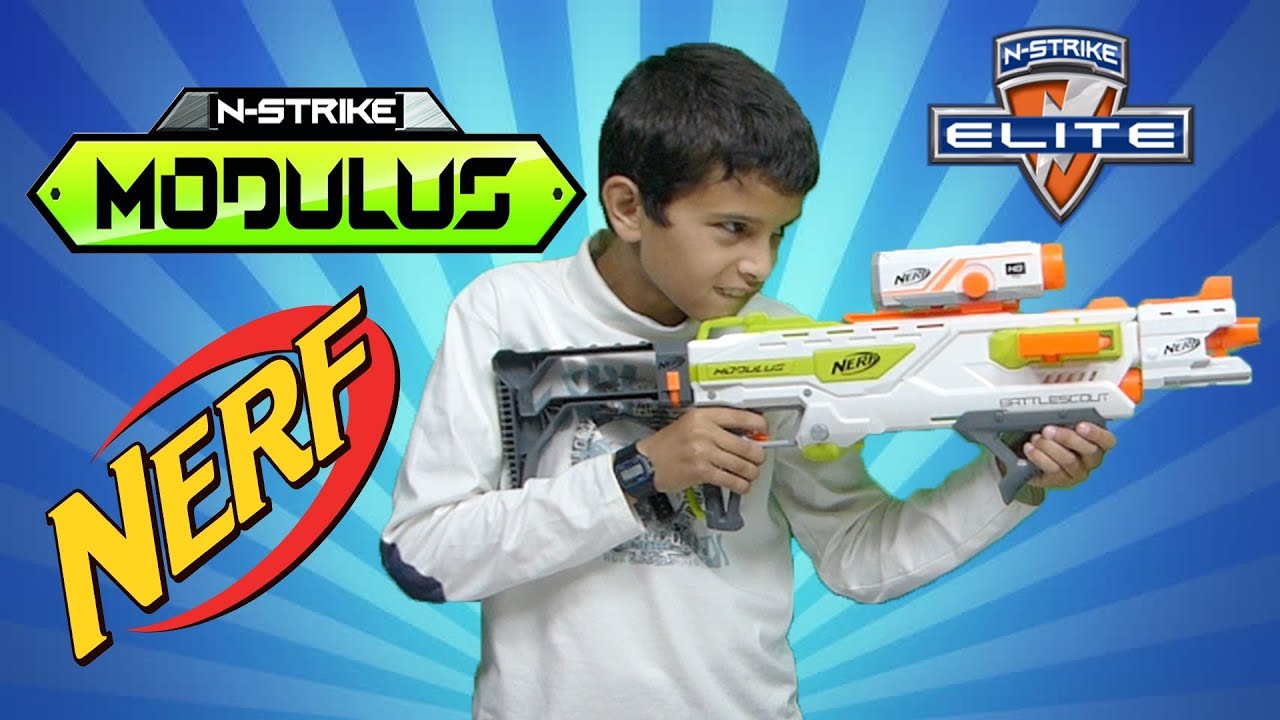NERF Battle Scout GUN CAM HD 720 - YouTube