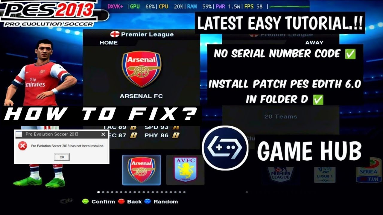 Tutorial Lengkap Install PES 2013 Game Hub Terbaru — Anti Ribet! - YouTube