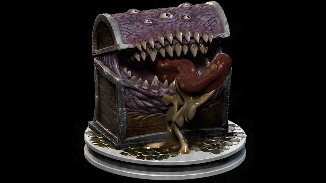 MODELANDO UM MIMIC (RPG) - YouTube